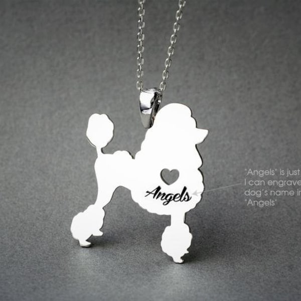 Poodle Necklace - Etsy
