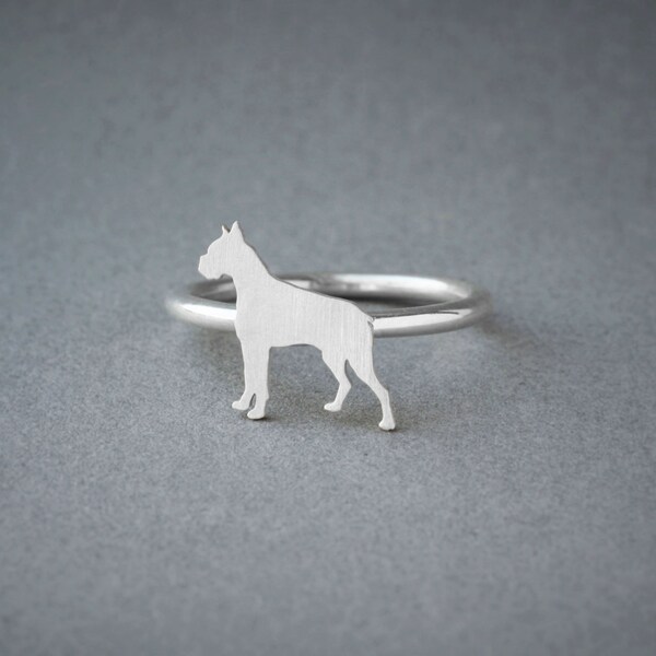 Boxer Dog Ring - Etsy