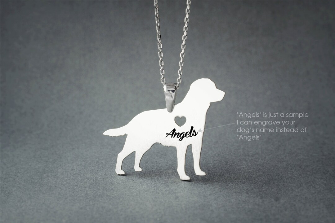 LABRADOR RETRIEVER NAME Necklace - Labrador Retriever Name Necklace ...