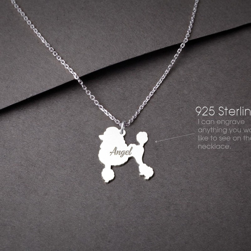 Poodle Necklace - Etsy