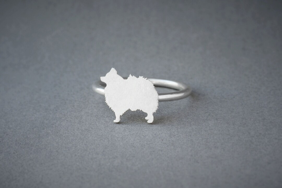 POMERANIAN RING / Pomeranian Ring / Silver Dog Ring / Dog Breed Ring ...