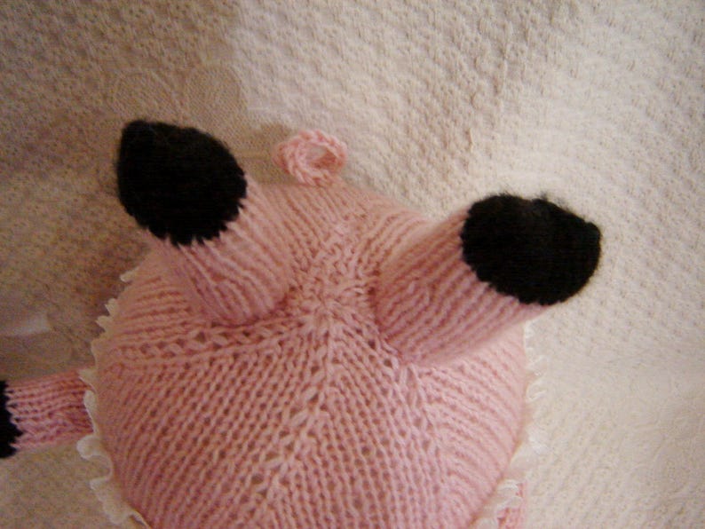 Knitted Pig Pattern Нow to Tie a Pig Pig Piglet Handmade - Etsy