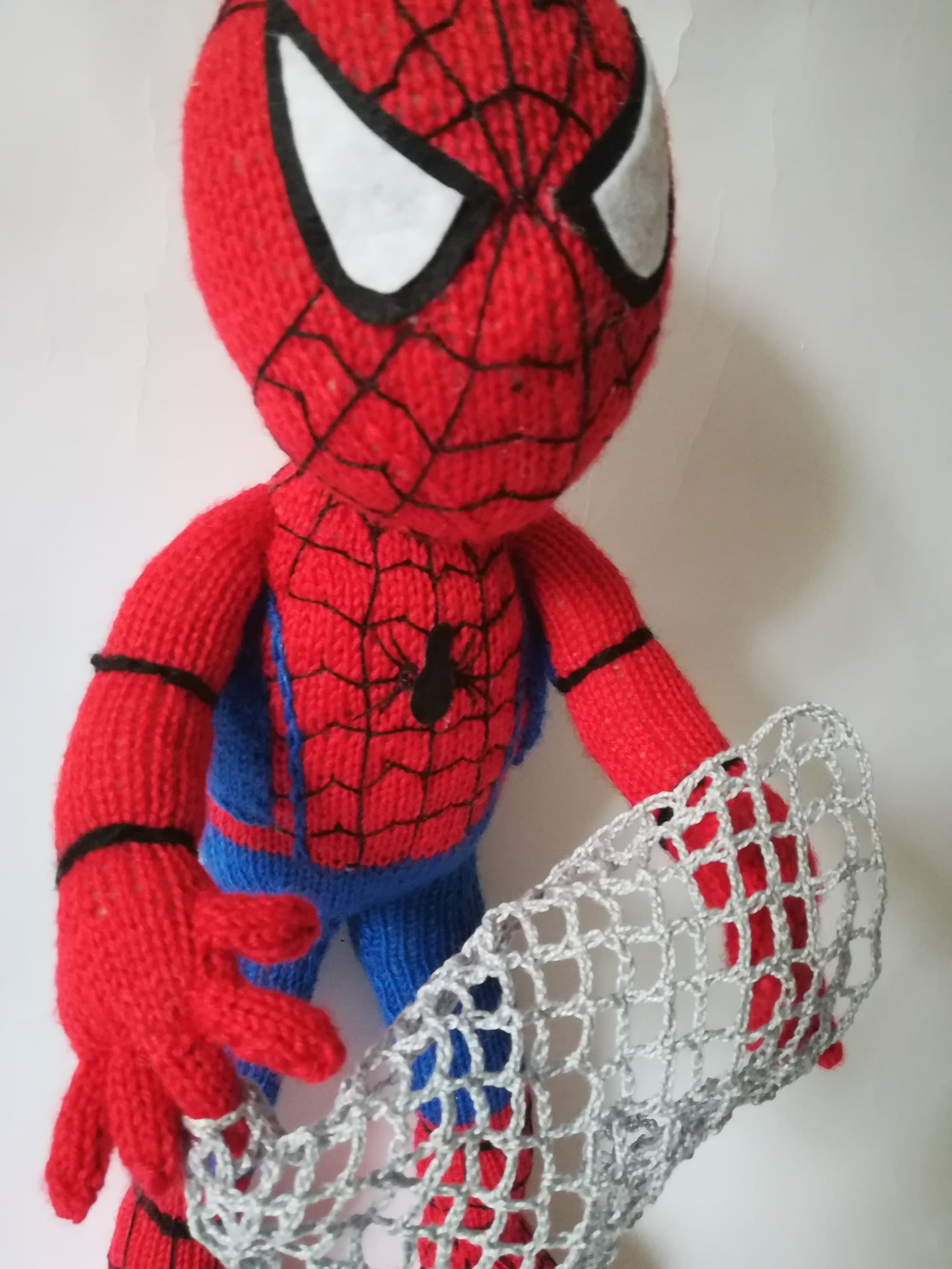 Spiderman a knitting pattern Doll Superman Handmade Knitted | Etsy