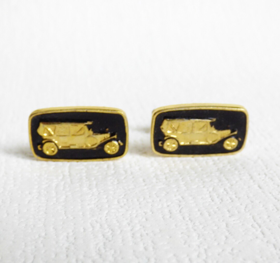 Soviet Cufflinks With Cars Vintage Cufflinks Russian Cufflinks Gift for ...