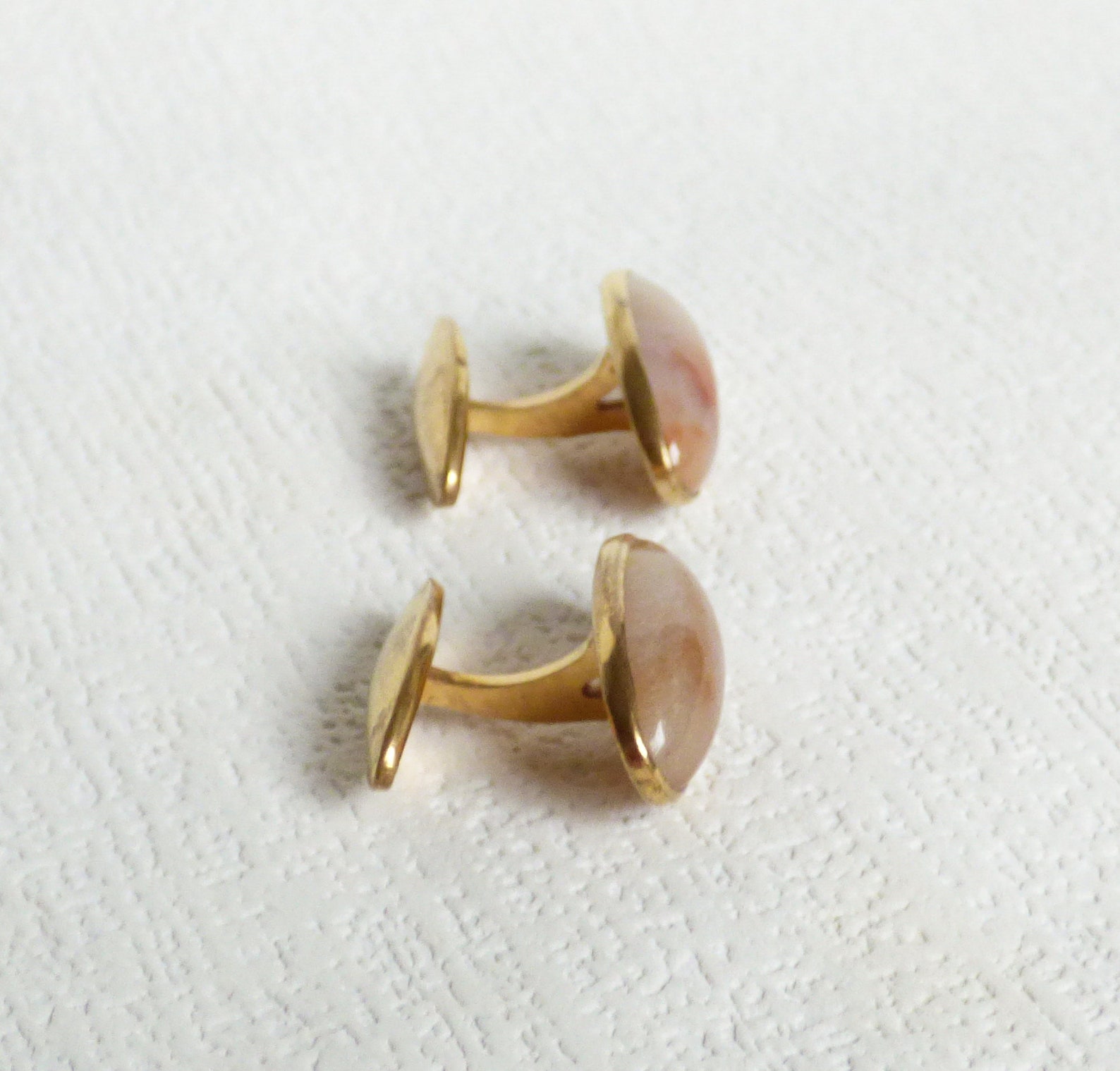 Soviet Cufflinks With Natural Stones Vintage Cufflinks Russian Stone ...