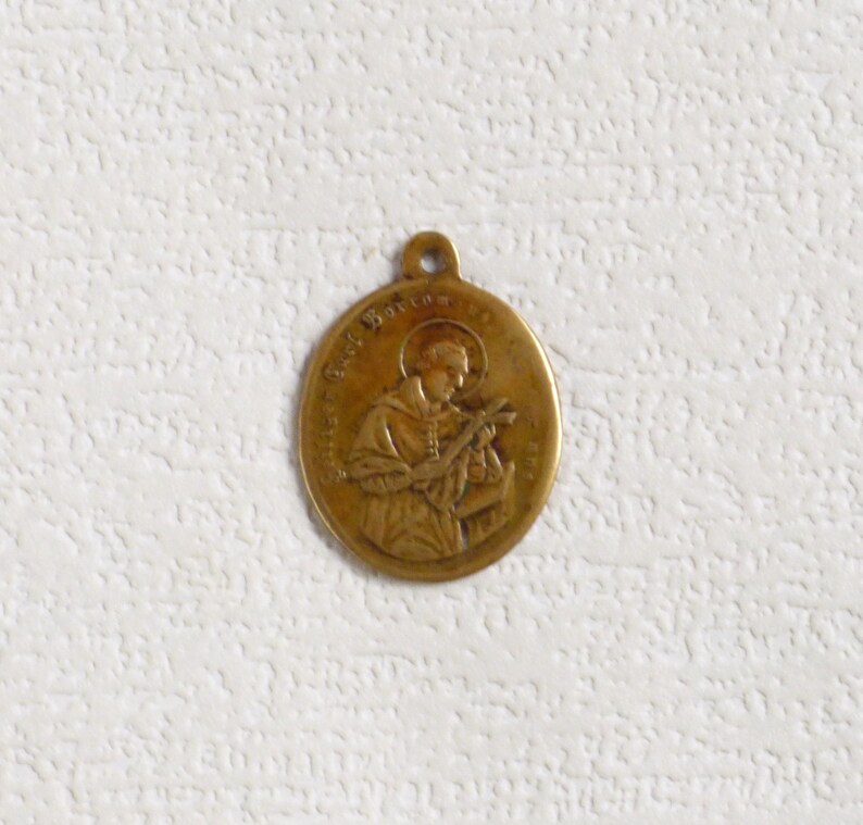 Rare Antique Bronze Catolic German Medal Jesus St Carl - Etsy