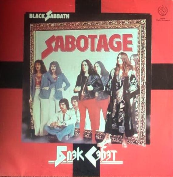 Black Sabbath Sabotage Album Cover