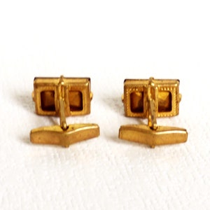 Soviet Vintage Cufflinks With Cognac Rhinestone Soviet Union Gift for ...