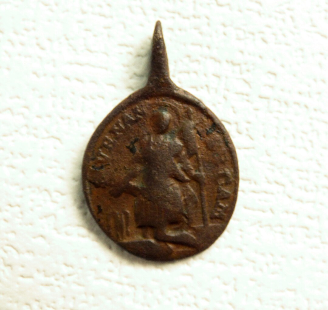 Very Rare 1600s Antique Bronze Catholic Amulet Pendant Ancient Amulet ...