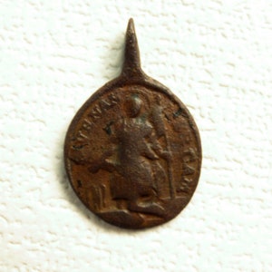 Very Rare 1600s Antique Bronze Catholic Amulet Pendant Ancient Amulet ...