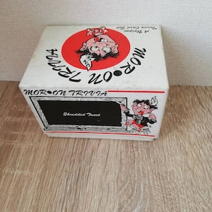 Vintage Moron Trivia Game Cards - Etsy