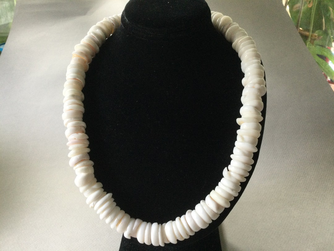 Unisex Super Chunk Puka Shell Bead Choker/necklace - Etsy
