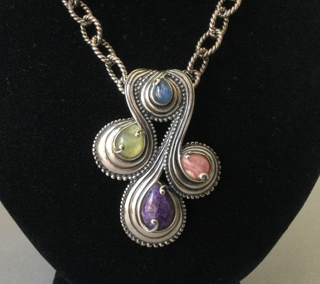 Carolyn Pollack Relios "windsong Collection" Antiqued Sterling Silver ...