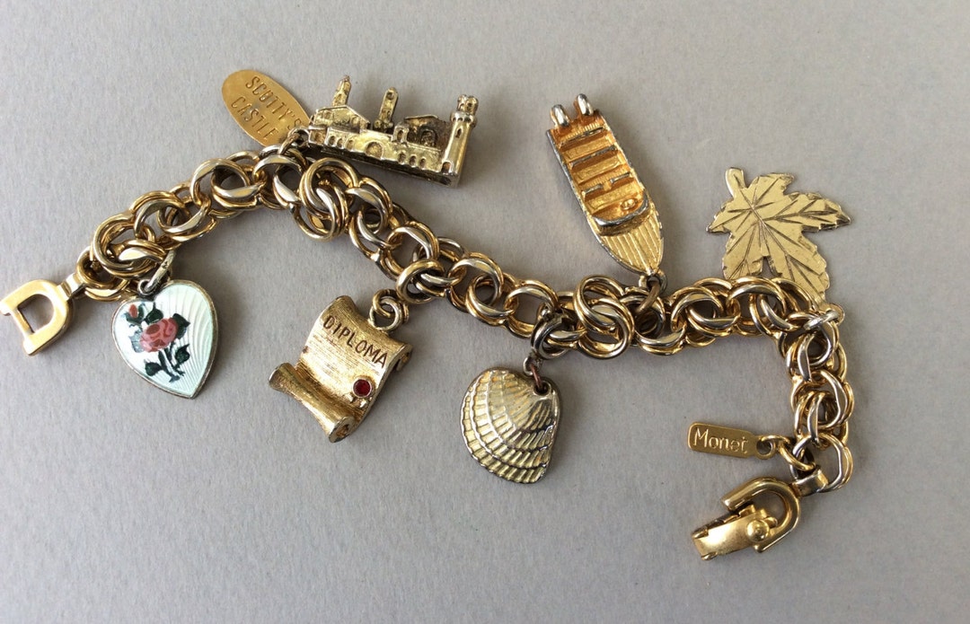 Aksel Holmsen, Norway Guilloche Charm Monet Charm and Other Special ...