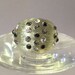 Lucite/acrylic Silver Smoke Rhinestone Dome Ring Size 6 1/2 - Etsy