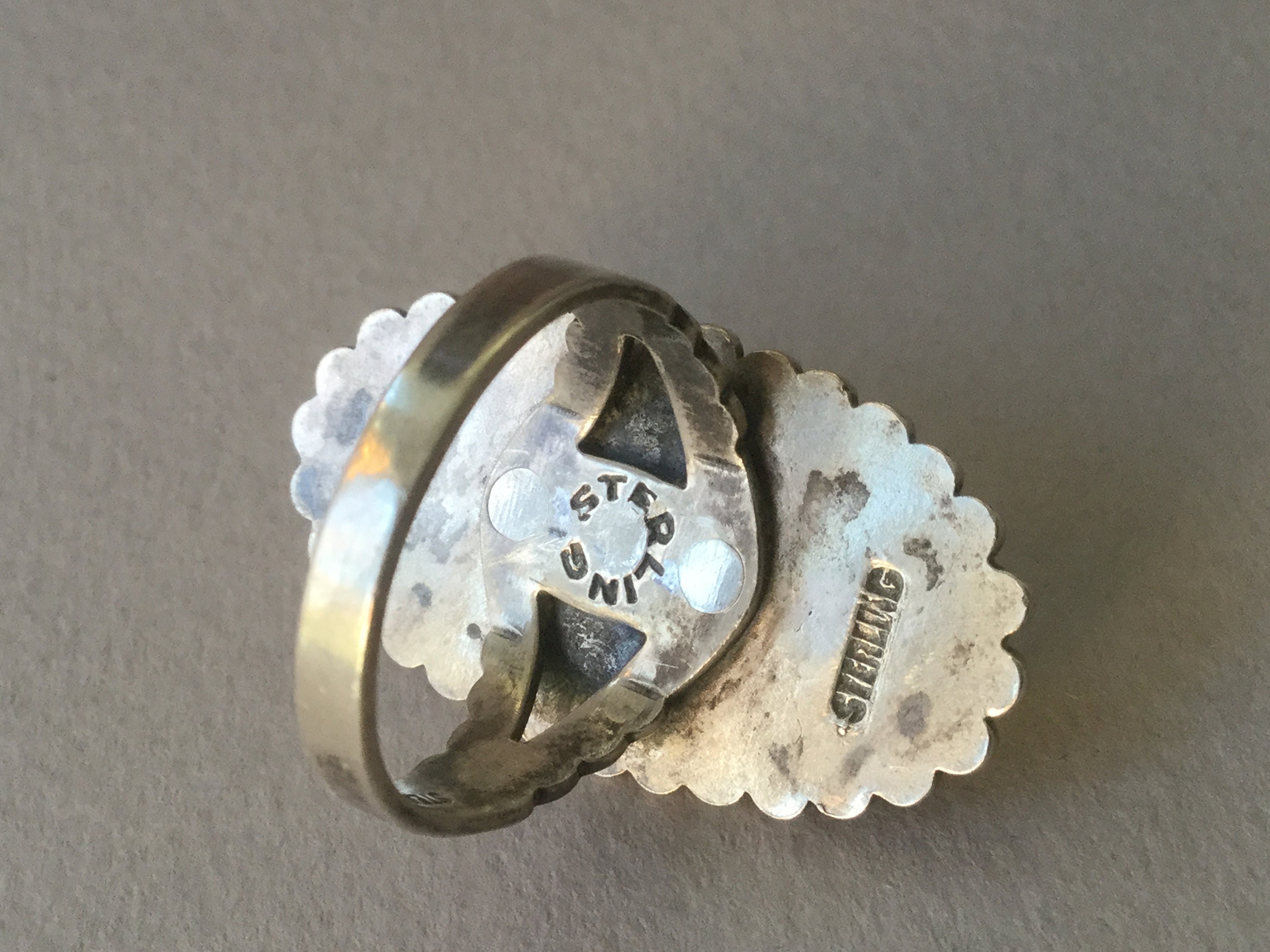 Sterling Silver Black Onyx Carved Tiki Ring 5 1/4 | Etsy