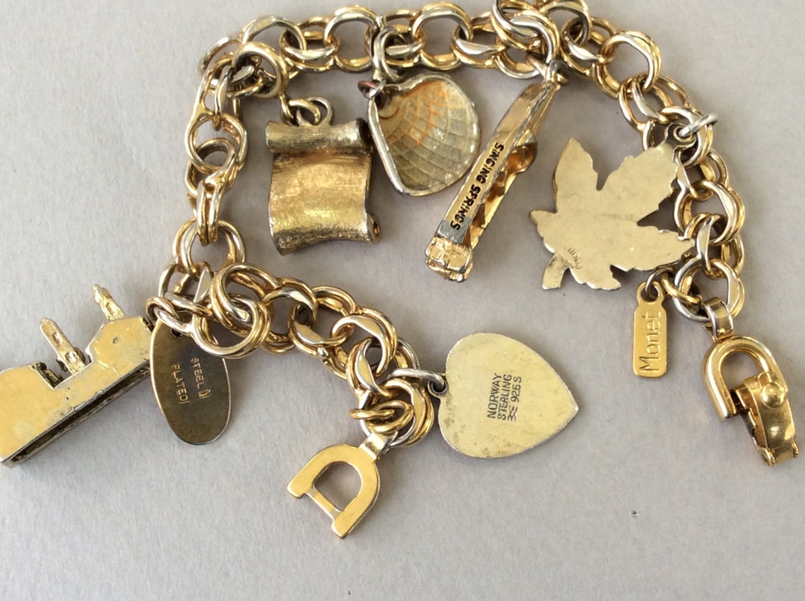 Aksel Holmsen Norway Guilloche Charm Monet Charm and Other | Etsy