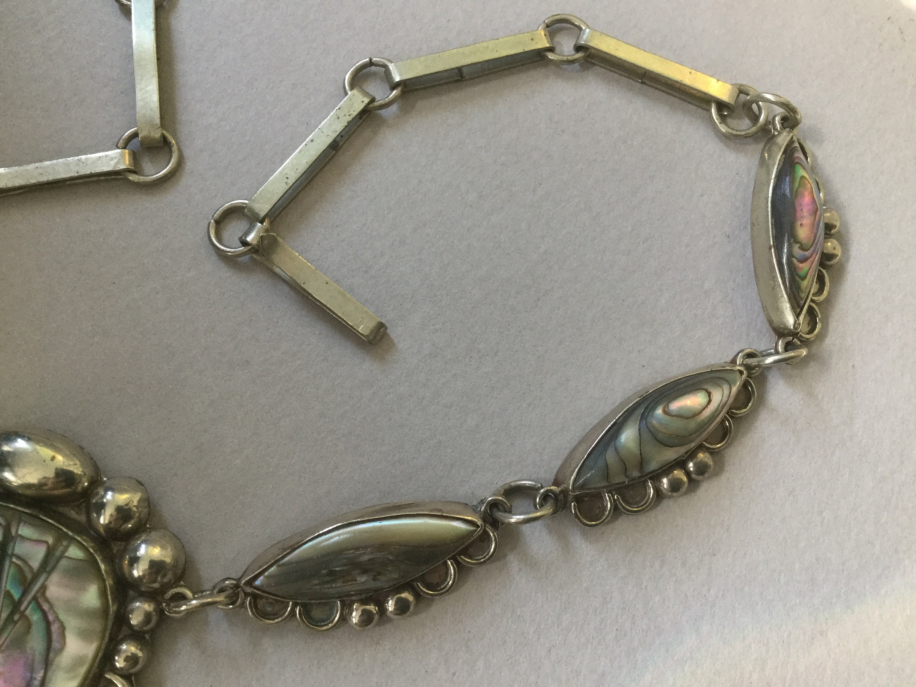 Sterling Silver Mayan/Aztec Pendant/Chain Necklace | Etsy