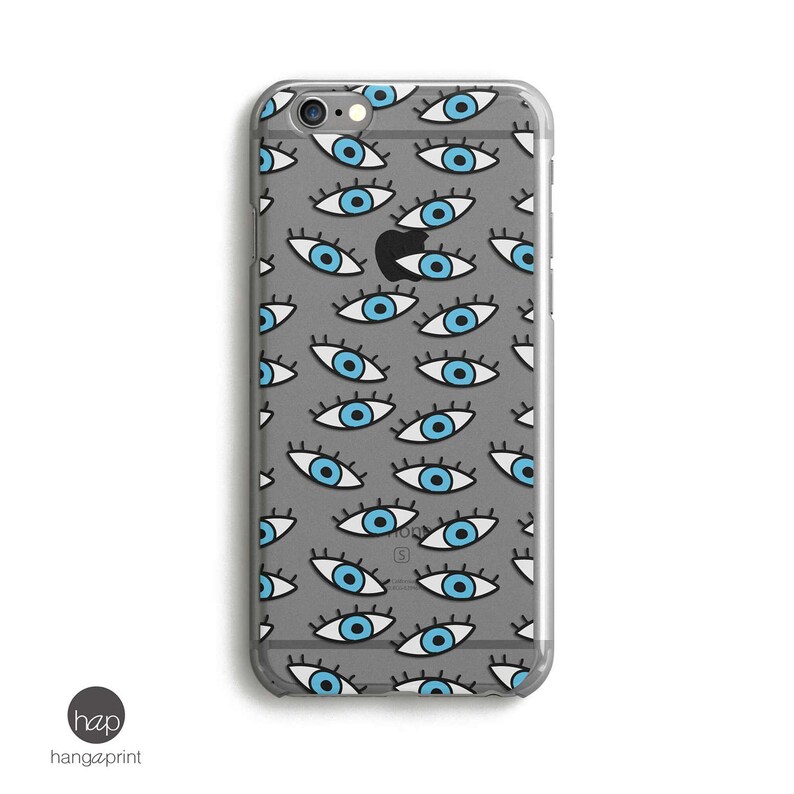 Iphone 7 Plus Case Clear Eye Phone Case Evil Eye Phone Case - Etsy