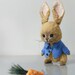 PATTERN RABBIT 17 Cm, PDF Sewing Toy Pattern,sewing Bunny,hare Digital ...