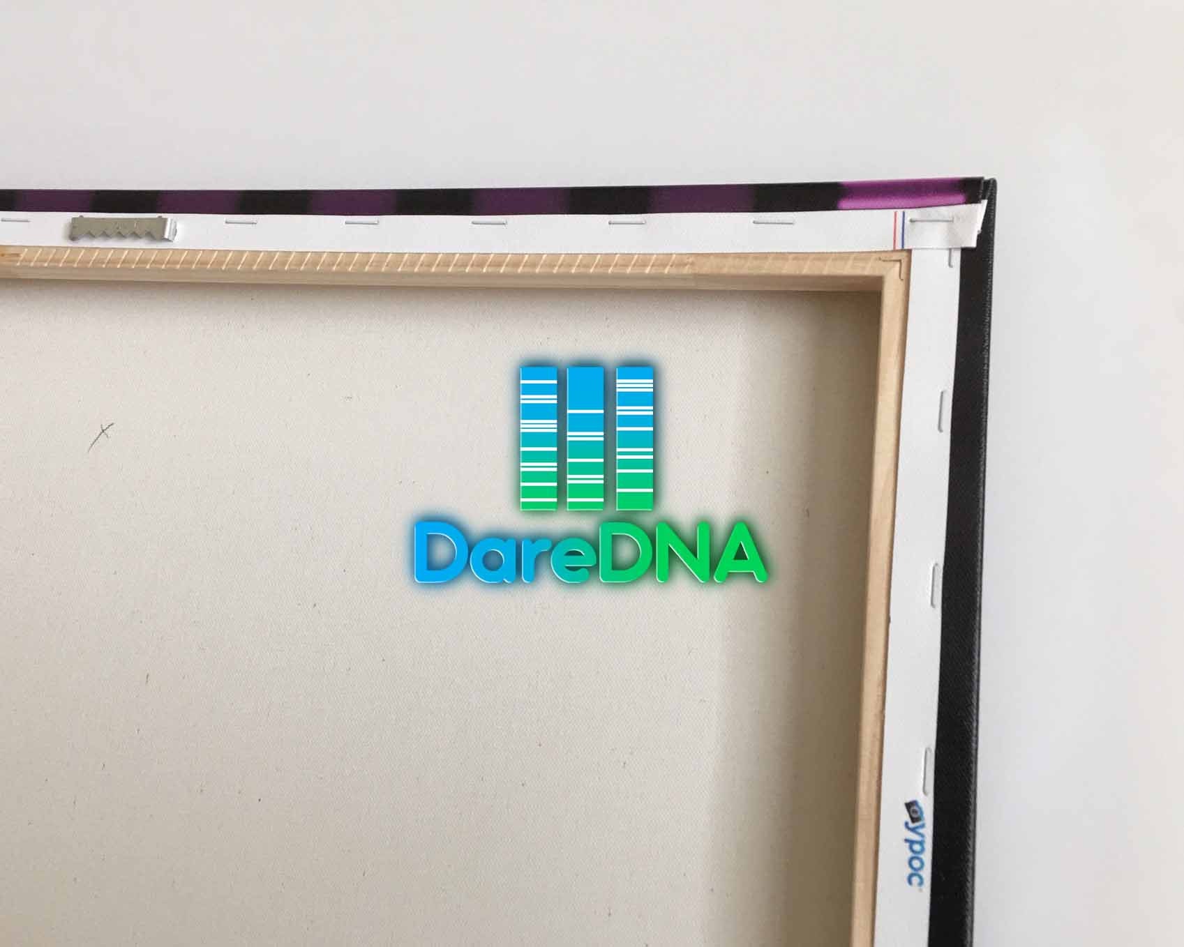 Custom DNA Art of Your DNA Painting PCR Gel Electrophoresis - Etsy UK