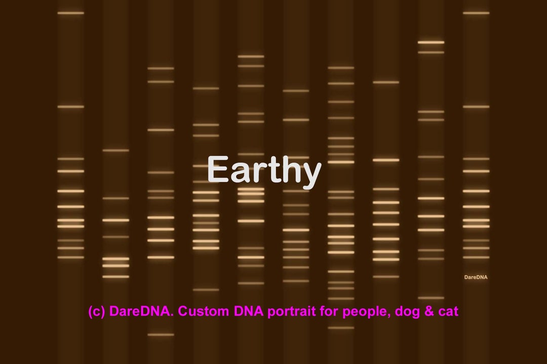 Genetic Masterpieces: Handcrafted DNA Art on Canvas, Wall Science Sepia ...