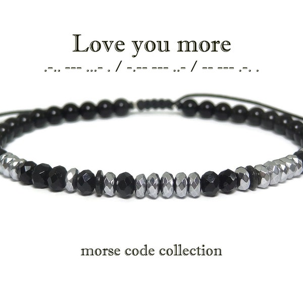 Morse Code I Love You Bracelets - Etsy