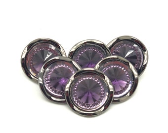 Large purple buttons | Etsy