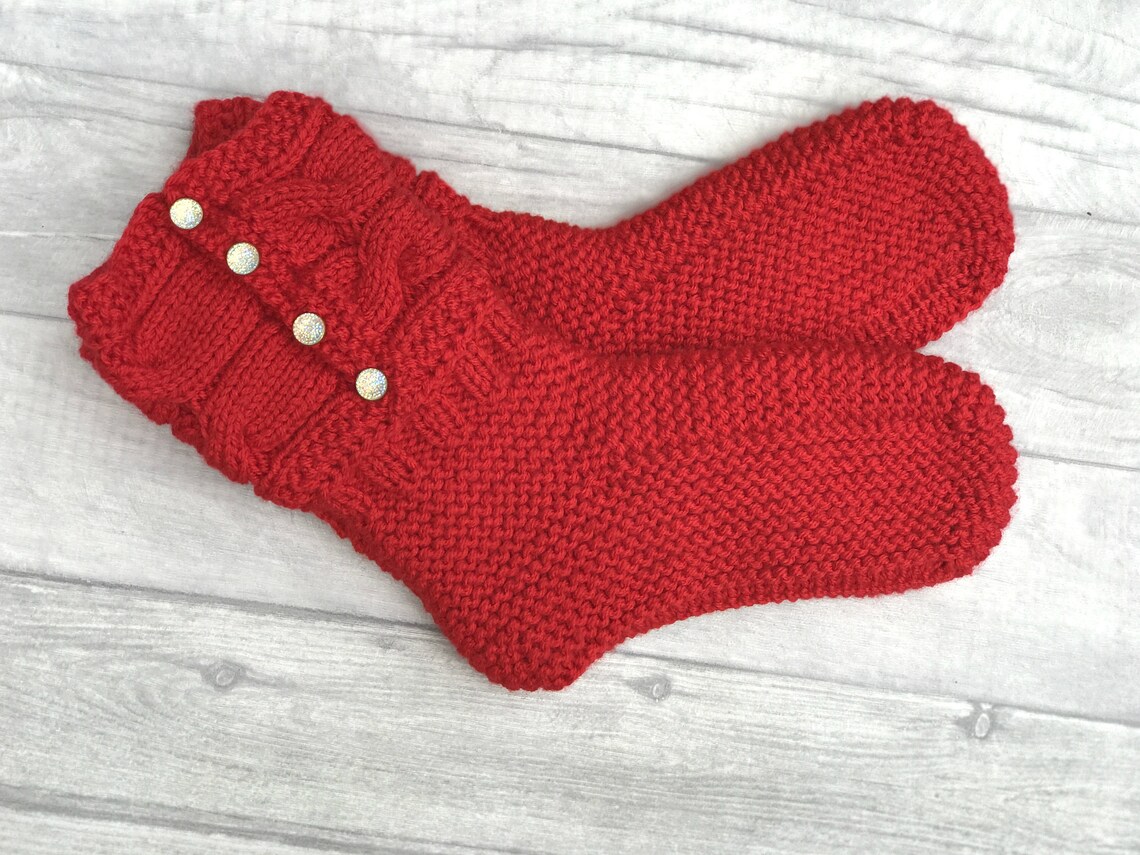 Hand Knit Wool Hand Knit Wool Socks Hand Knitted Socks - Etsy