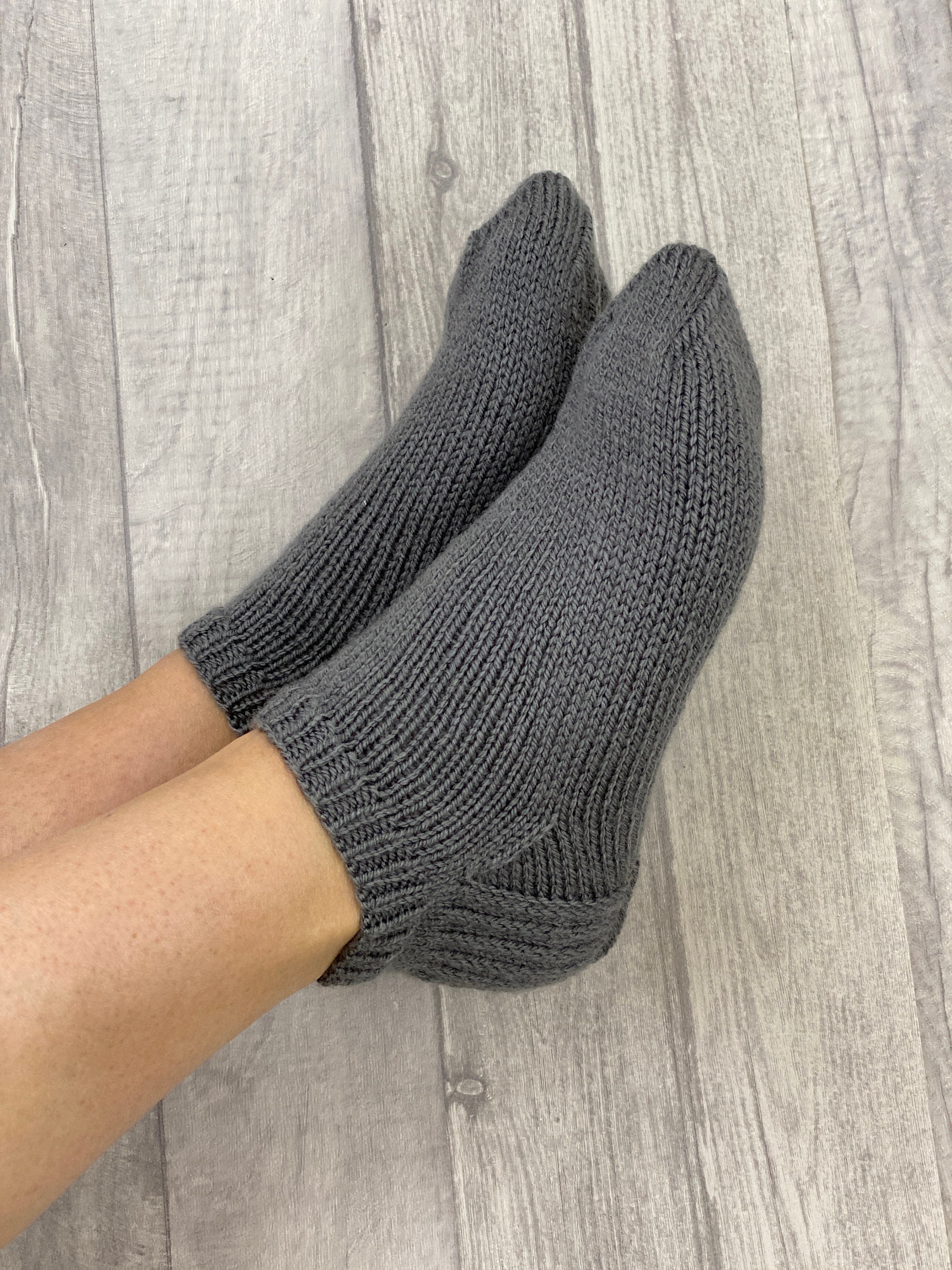 Knitted Wool Ankle Socks Hand Knit Socks Short Socks | Etsy