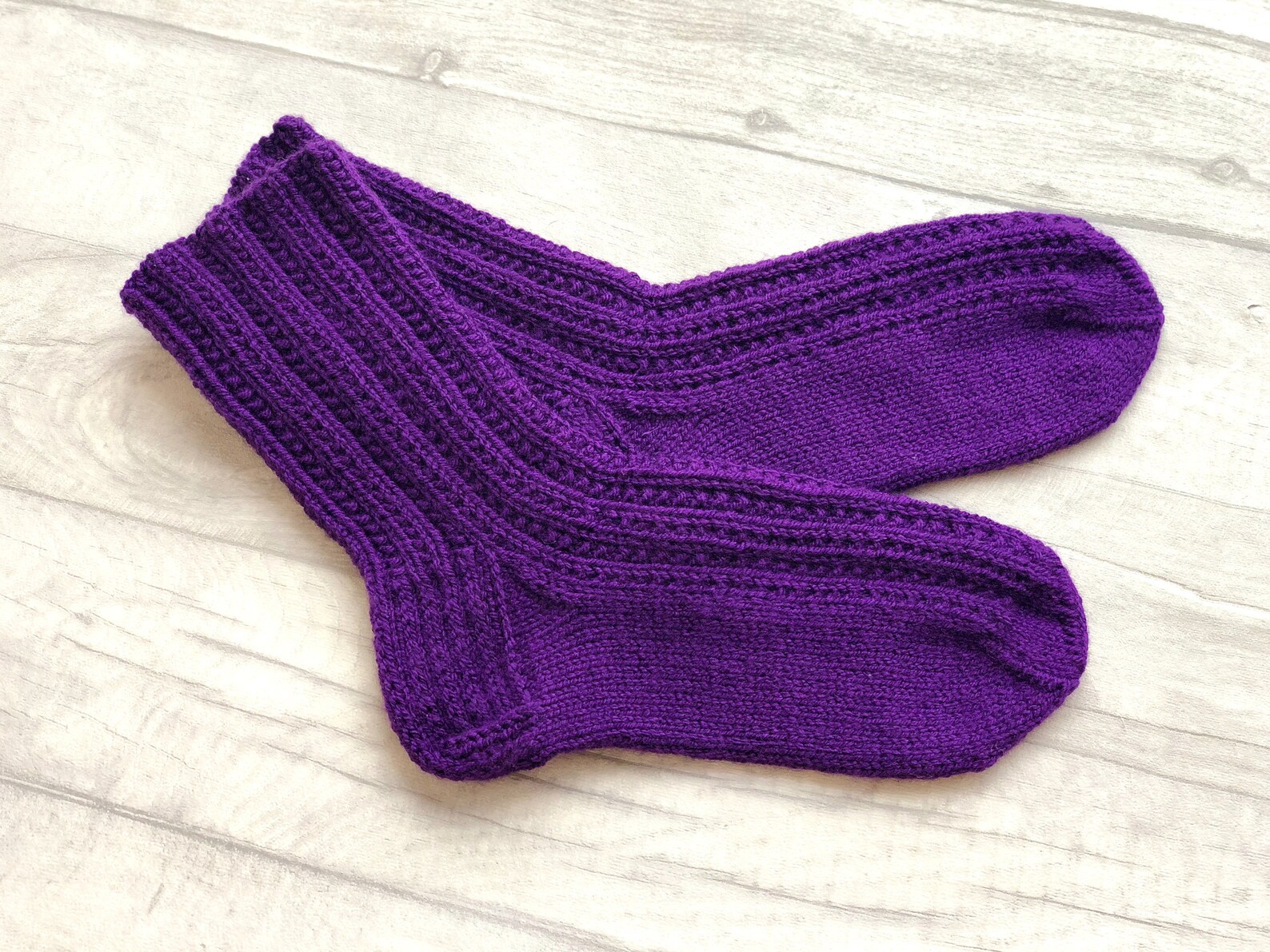 Purple Socks - Purple Wool Socks - Purple Clothing - Women Socks - Wool ...