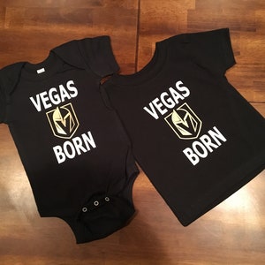 Vegas Golden Knights Vegas Born T-shirt One-piece Infant - Etsy