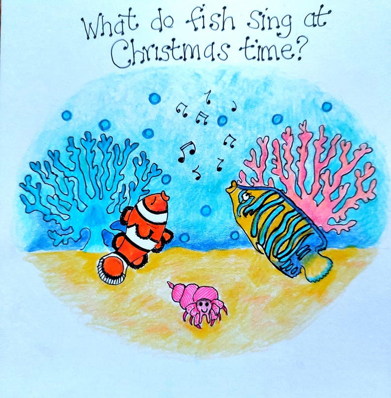 Christmas Cracker Joke Cards - Etsy