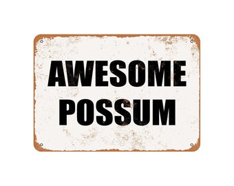 Possum Metal Sign - Etsy