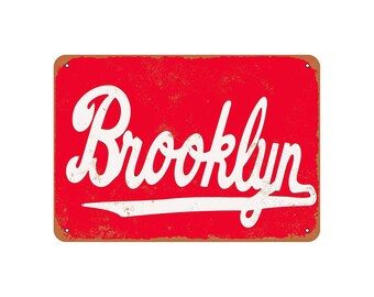 Brooklyn Metal Sign | Etsy