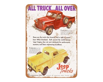 Willys Overland Sign | Etsy