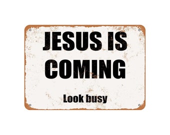 Jesus is Coming Sign | Etsy