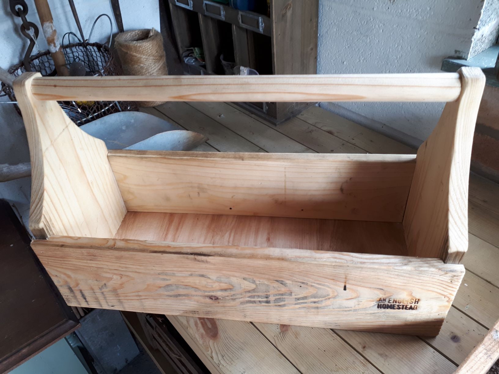 Old Fashioned Wooden Garden Tool Box - Etsy UK