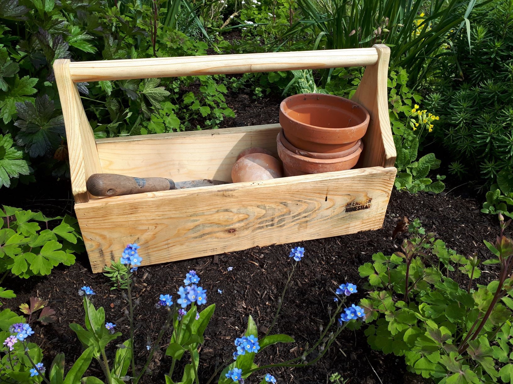 Old Fashioned Wooden Garden Tool Box - Etsy UK