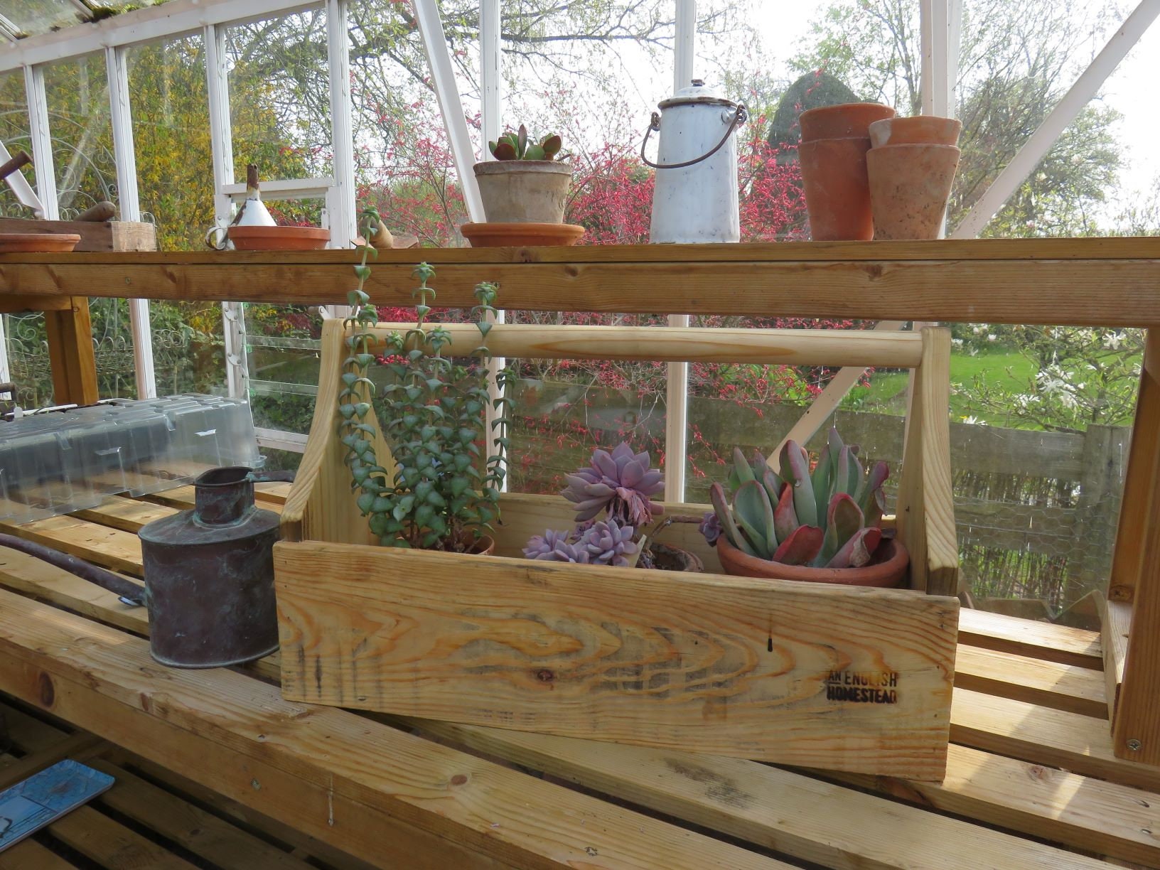 Old Fashioned Wooden Garden Tool Box - Etsy UK
