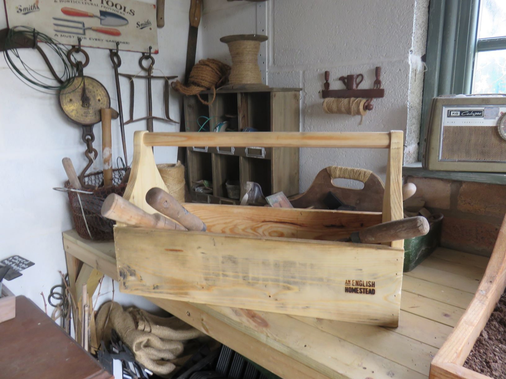 Old Fashioned Wooden Garden Tool Box - Etsy UK