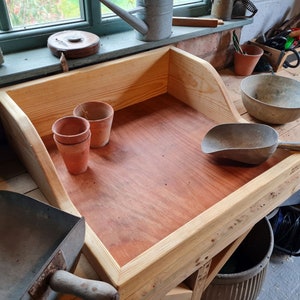 Large Wooden Potting Tray - Etsy UK