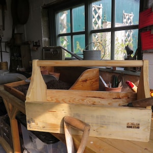 Old Fashioned Wooden Garden Tool Box - Etsy UK