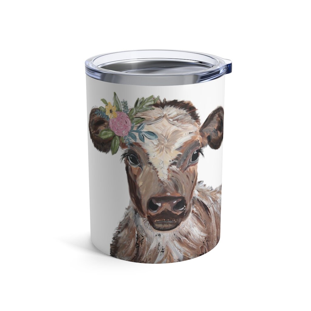 Cow Print Tumbler 10oz | Etsy