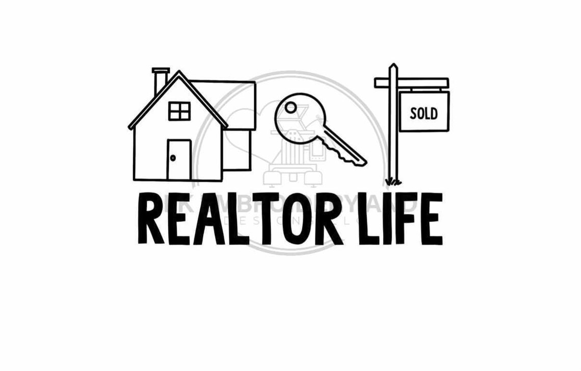 DIGITAL FILE Realtor Life Machine Embroidery File – Digital Download ...