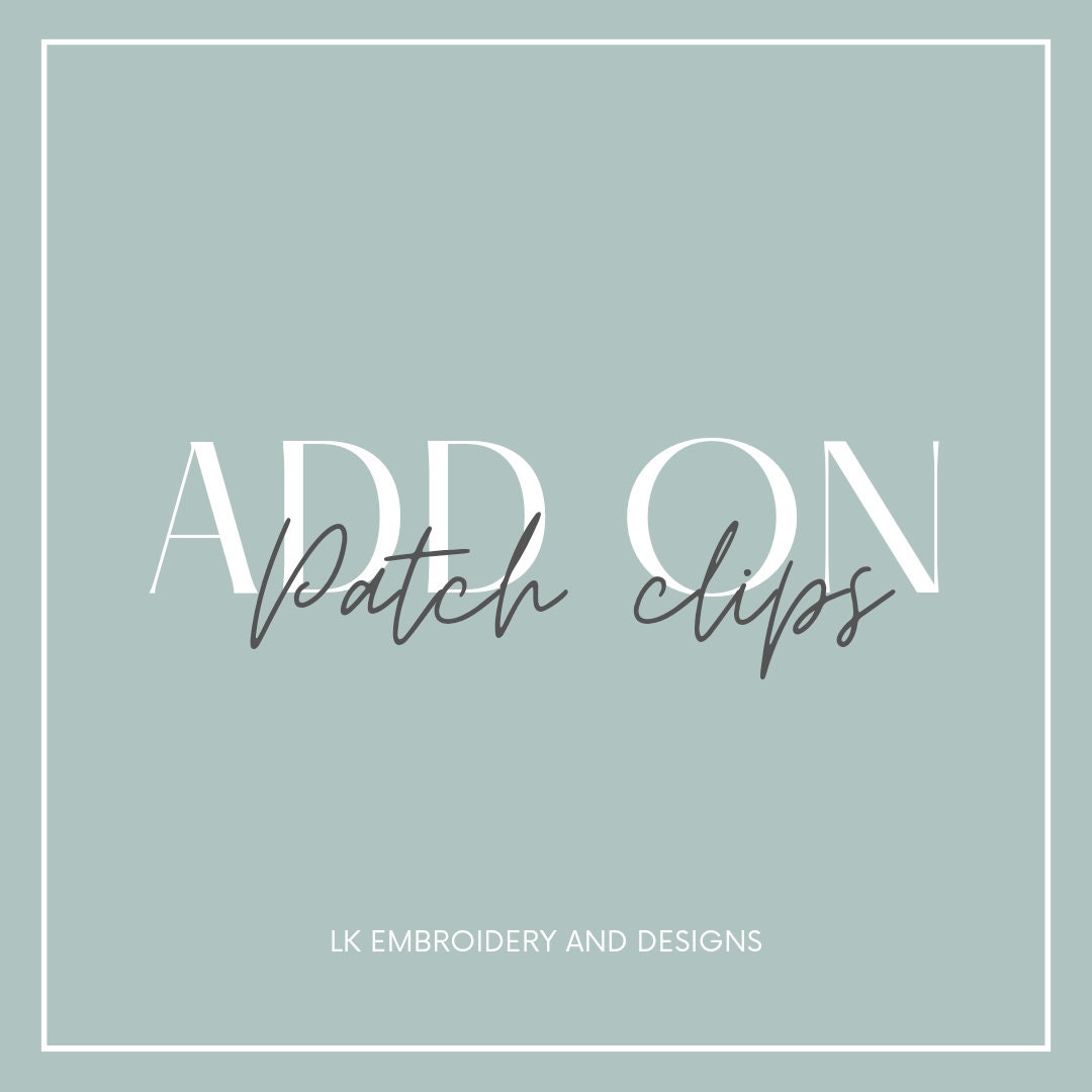 ADD ON Patch Clips - Patch Clips 3D Printed - Etsy