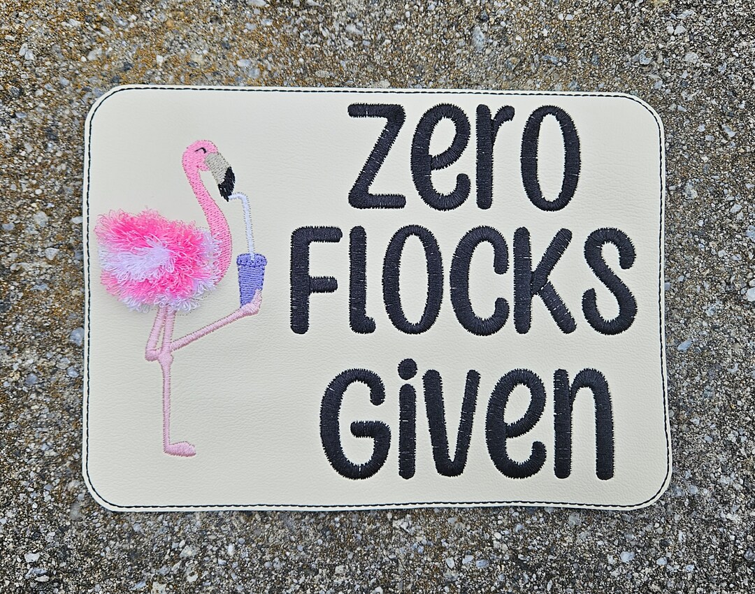 Embroidered Faux Leather Marine Vinyl Stroller Wagon Patch Zero Flocks ...