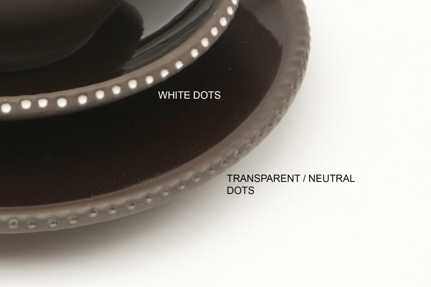 Large Dark Brown Plate 26cm Desert Plate Dinnerware Hand Thrown Pottery ...