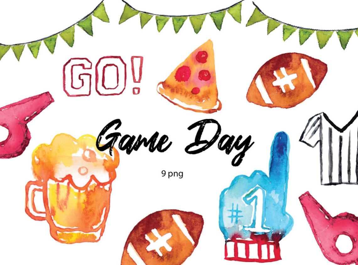 Gameday Clipart - Etsy