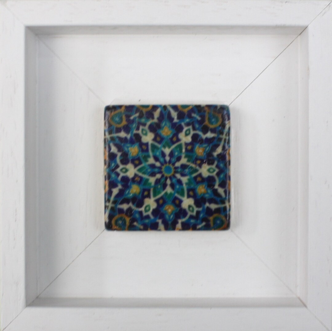 Traditional Moroccan Ottoman Patterns Blue Persian Arabesque - Etsy UK